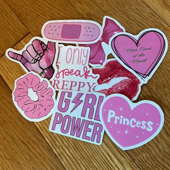 Other | 9 Piece Sticker Preppy Sticker Pack | Poshmark